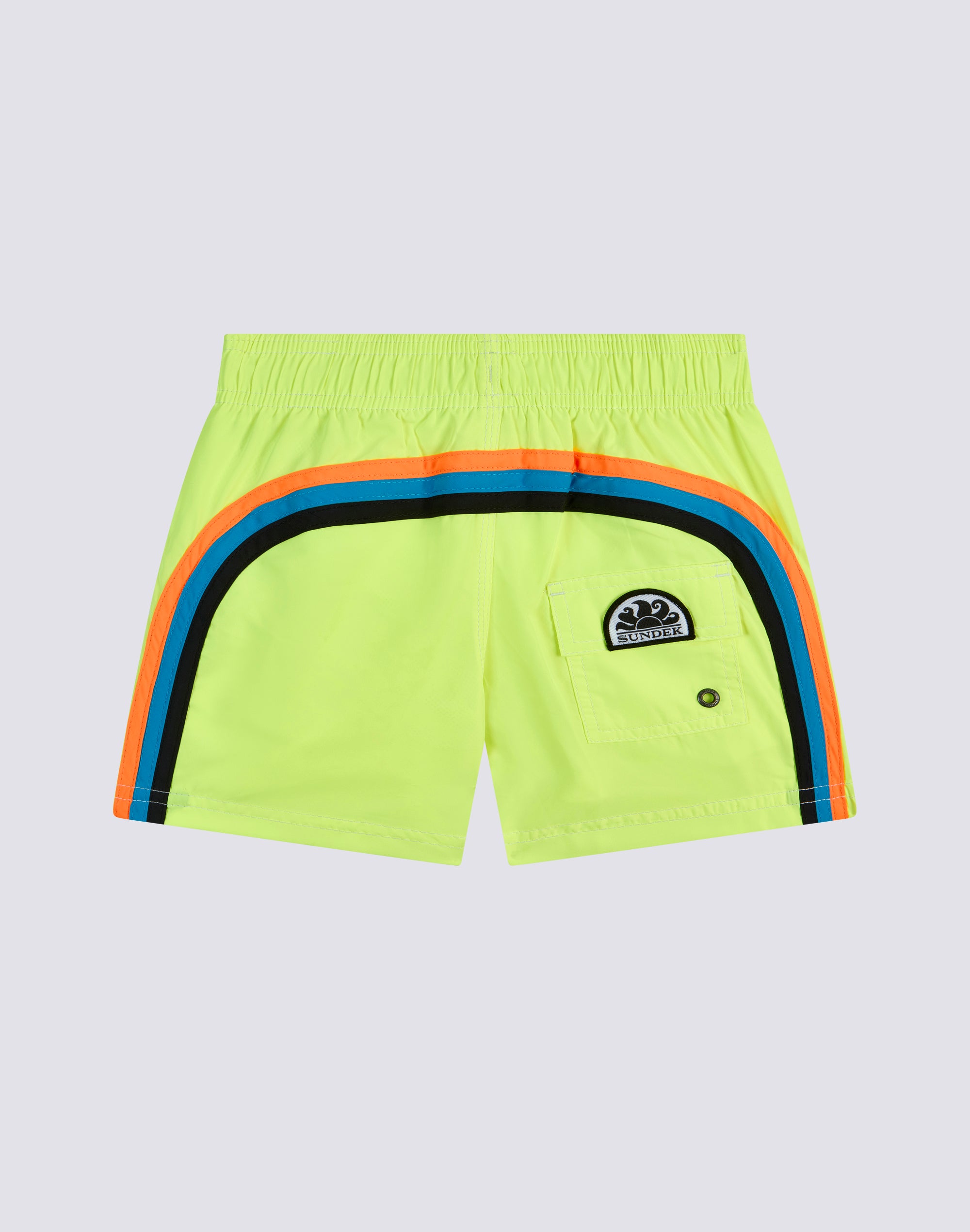 Sundek short swimsuit elastic waist recycled polyester repreve® fluo B504BDRT3Y2-23001 – SUNDEK
