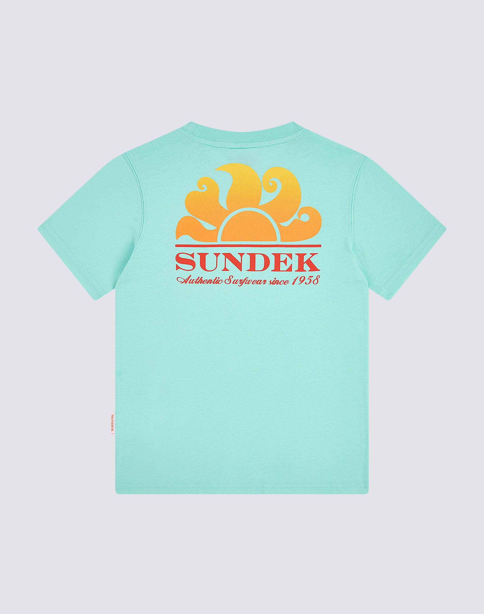 Sundek MINI NEW HERBERT T-SHIRT WITH SHADED PRINT LOGO b028tej7800 ...