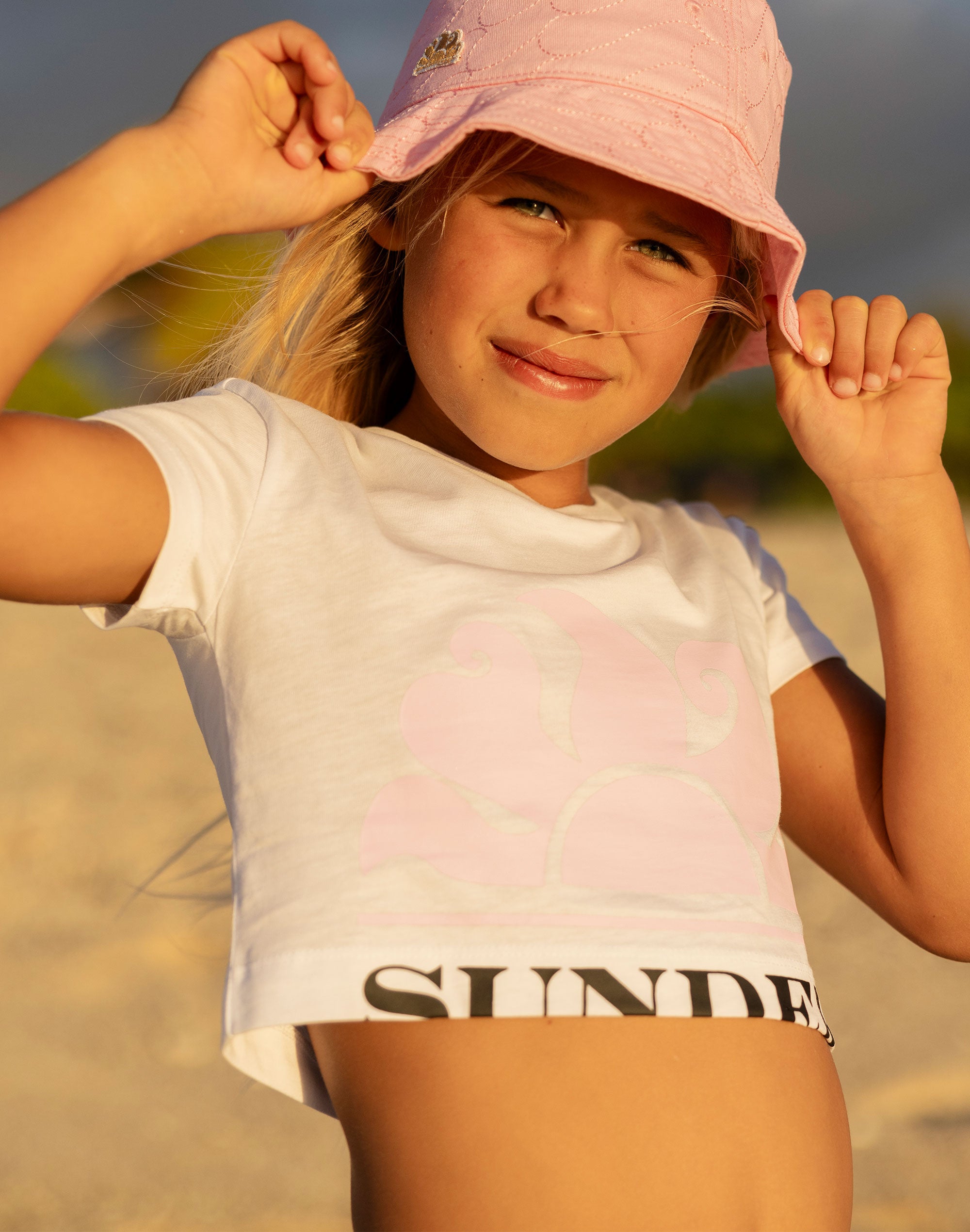 Sundek cropped t-shirt G740TEJS000-00601 – SUNDEK